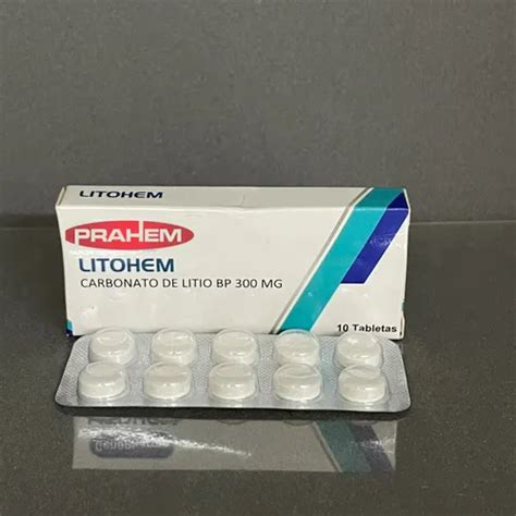Litohem Carbonato De Litio Bp Mg Tablet Prahem Laboratories At Best