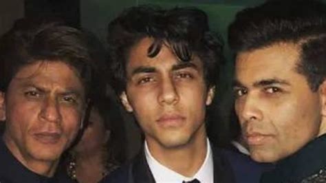 Karan Johar Hugging Kissing Aryan Khan In Viral Video Has Shah Rukh