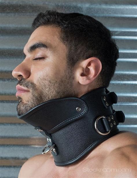 BDSM Posture Collar Deluxe Padded Leather Etsy
