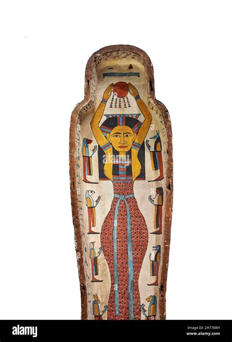 Ancient Egyptian Mummy Case Of Isetemakhbit Bc Th Dynasty