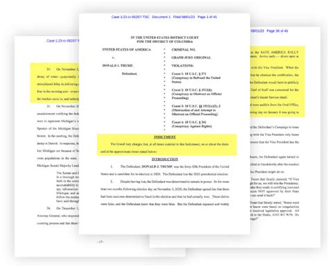 Trump Jan 6 Indictment Read The Full Text Annotated The New York Times