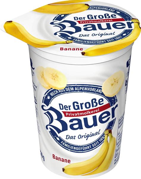 Bauer Fruchtjoghurt 3 5 Fett Erdbeere gekühlt 250 g Becher