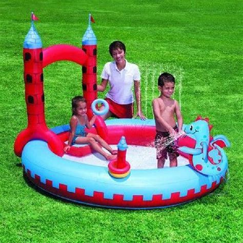 Piscina Da Esterno Fuori Terra Gonfiabile Drago Gioco Con In Italia