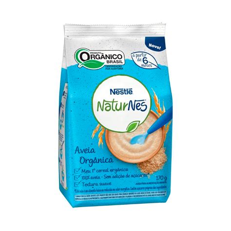 Aveia Nestlé Naturnes Orgânica 170g Supermercado Pague Menos