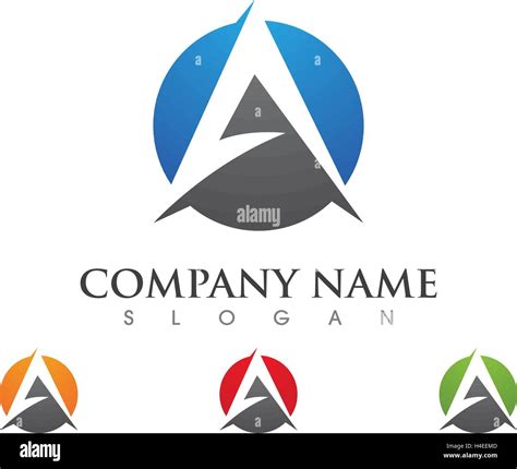 A Letter Logo Business Template Vector Icon Stock Vector Image Art