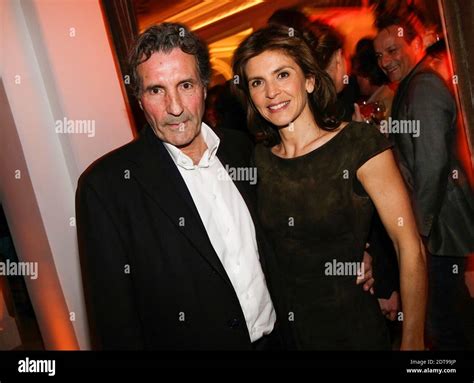 Jean Jacques Bourdin And His Wife Anne Nivat Attending The Hotel Vernet