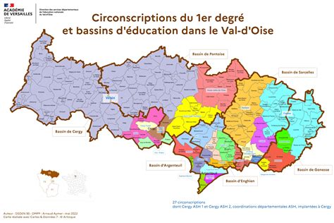 Cartes École inclusive 95 Académie de Versailles