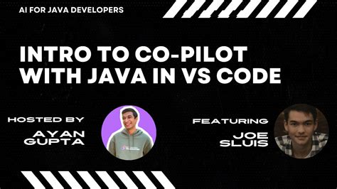 Intro To Copilot With Java In Vs Code Youtube