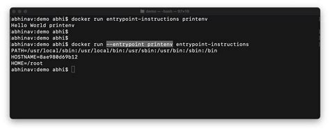 understanding cmd and entrypoint differences in docker