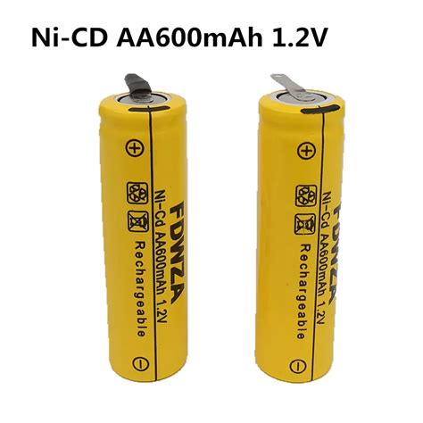 Ni CD 1 2V 600mAh AA 2A Akumulator Do Golarki Elektrycznej Philips
