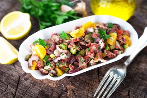 Salade De Poulpe Recette Maximag Fr