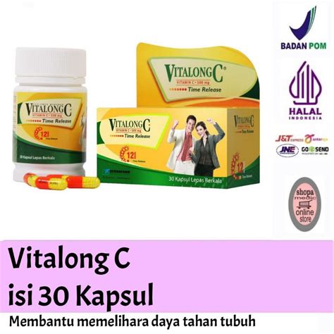 Jual Vitalong C Isi 30 Kapsul Shopee Indonesia