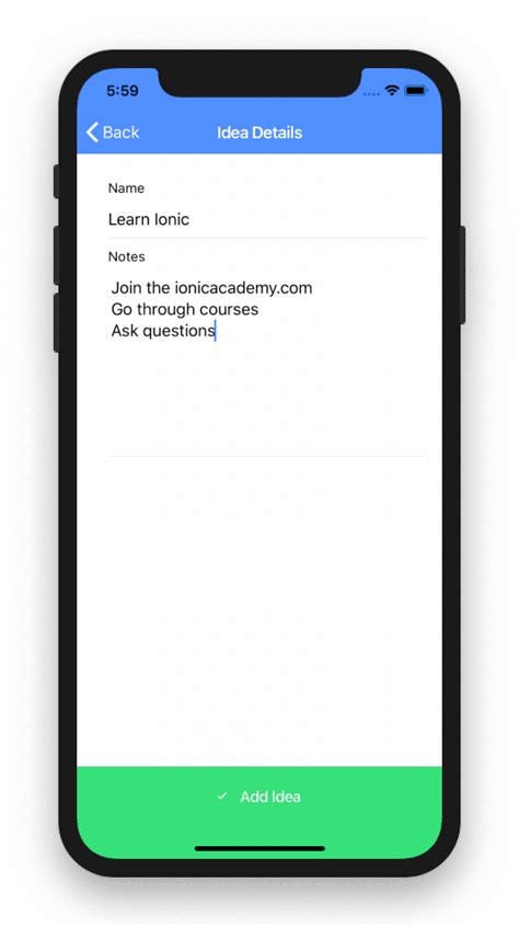 How To Build An Ionic App With Firebase And Angularfire Devdactic