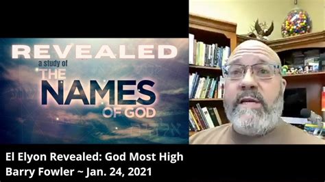 3 El Elyon Revealed God Most High YouTube