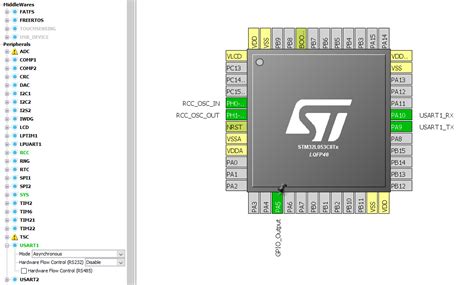 stm32cubemx stm32l0 uart transmit unknown symbols grindskills