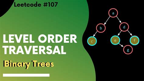 binary tree level order traversal ii july challenge leetcode 107 binary trees youtube