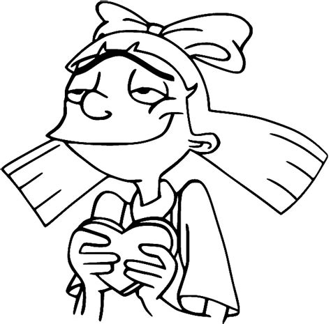 Desenhos de Ei Arnold Para Colorir e Imprimir Pintar Grátis Online