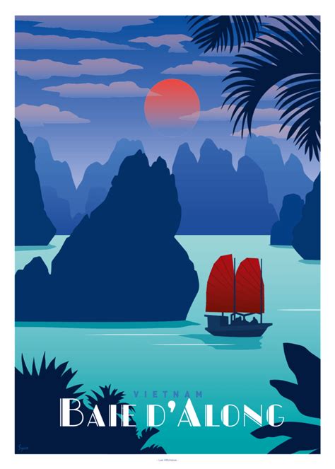 AFFICHE Baie D Along Vietnam LES AFFICHISTES