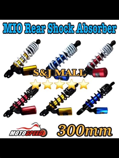 Motospeed Rear Mono Shock Absorber With Gas Tank Mm For Mio Click
