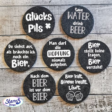 Plotterdatei Sprüche Bier Detusch SVG PNG Untersetzer Etsy de