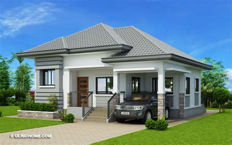 House Design 3 Bedroom Modern Bungalow With Floor Plan
