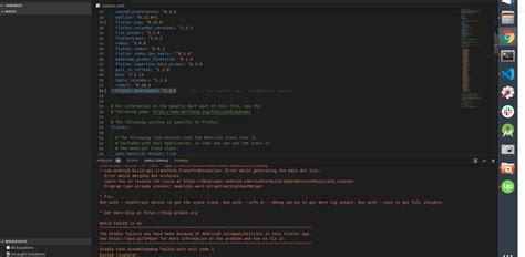 FAILURE Build Failed With An Exception Issue 91 Fluttercommunity