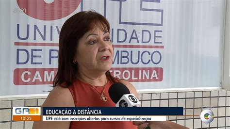 Abertas inscrições para cursos de especialização EAD da UPE vagas em