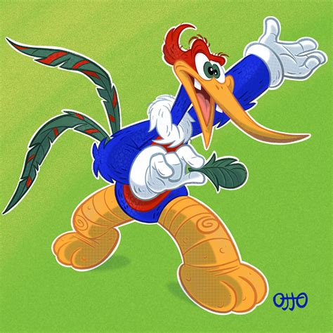 Woody Woodpecker Pica Pau Fanart Redesign On Behance