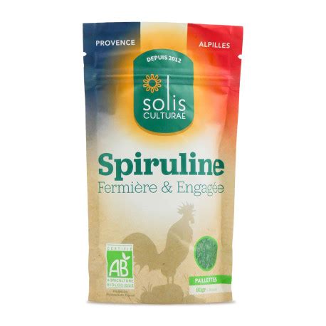 Spiruline BIO Française Cultivée en Provence Solis Culturae