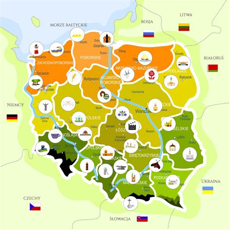 Tablica Ferromagnetyczna Mapa Polski Magnesy Cuda Regionu
