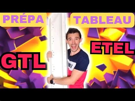 Tableau électrique Maison neuve Partie 1 la goulotte GTL YouTube