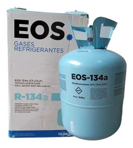 Gás Refrigerante R134a Botijão 13 6kg EOS