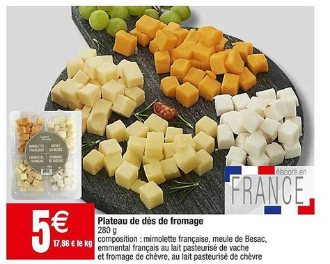Promo Plateau De Dés De Fromage chez Cora iCatalogue fr