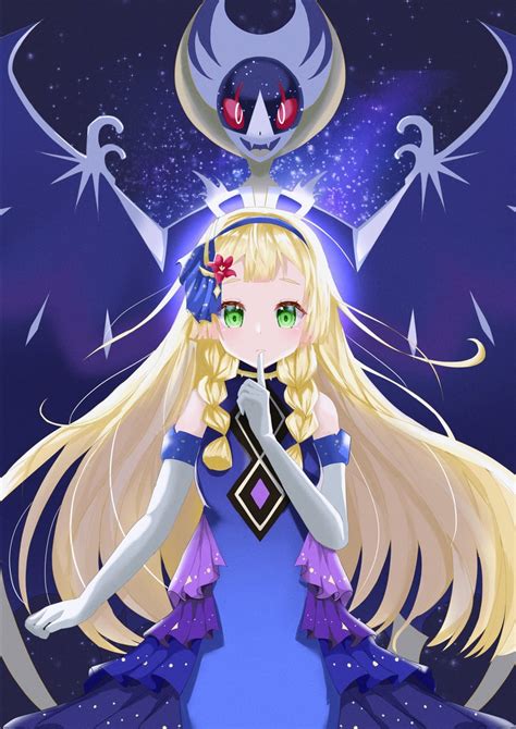 Lillie Lunala And Lillie Pokemon And More Drawn By Ibu