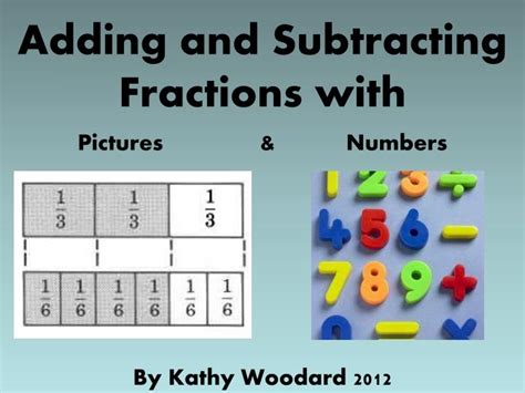 ppt adding and subtracting fractions with powerpoint presentation free download id 1848457