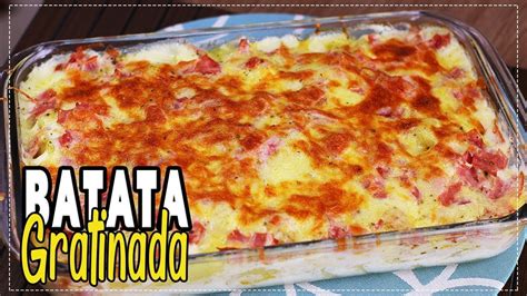 BATATA GRATINADA SUPER FÁCIL YouTube