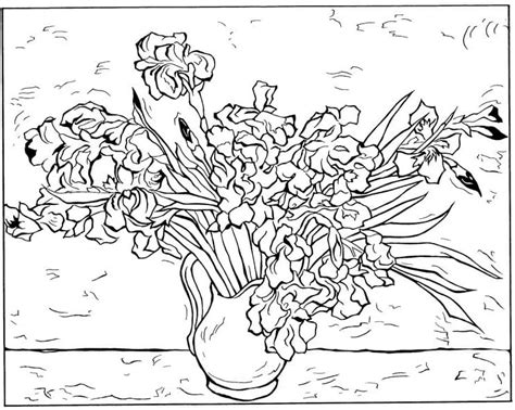 Desenhos De Van Gogh Para Colorir Pintar E Imprimir ColorirOnline
