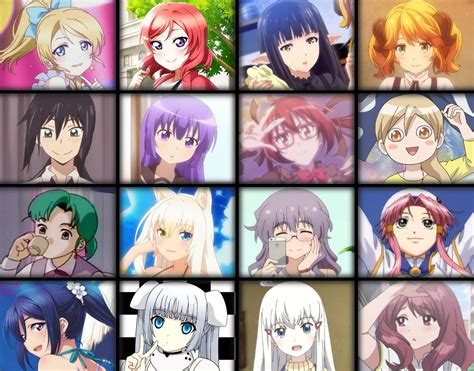 Waifu Tower On Twitter RT Waifu Waifus 4x4 Of My Favourite Waifus