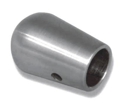 Tapa tapón para tubo o barra redonda inox satinado 753 INOX Forja