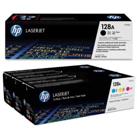 HP 128A CE320 CE321 CE323 CE322 Original Black And Colour Toner