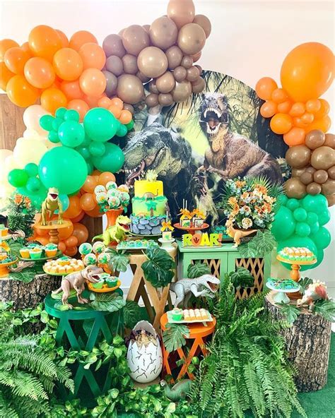 Festa Dinossauro 55 Fotos E Tutoriais Para Um Evento Cheio De Aventura