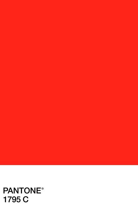 Pantone Red Color Palette