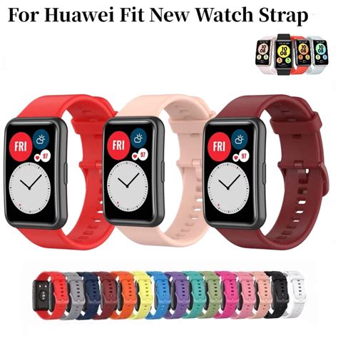 Silicone Strap For Huawei Watch Fit Original Smartwatch Pulseira