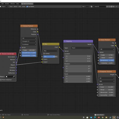 Blender 3d Metal Procedural Texture Texture Mapping 3d Texture Metal
