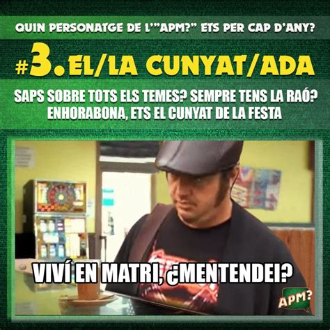 ALGUNA PREGUNTA MÉS on Twitter 3 El cunyat o la cunyada