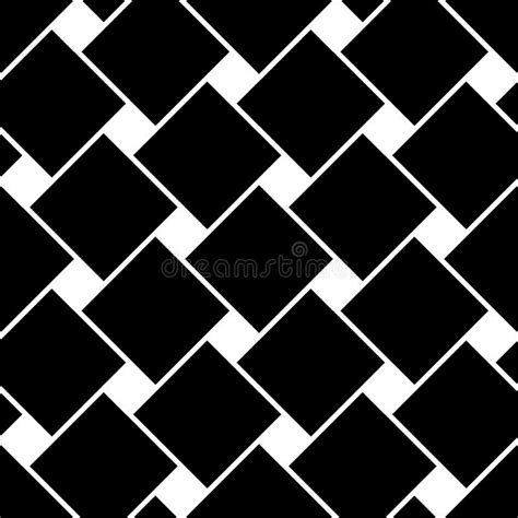 Vector Modern Seamless Geometry Pattern Squares Black And White