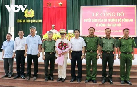 Quảng Nam lần đầu tiên có nữ Phó Giám đốc Công an tỉnh