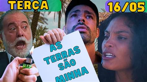 TERRA E PAIXÃO CAPITULO DE HOJE 16 05 Terça Antônio ateia fogo à