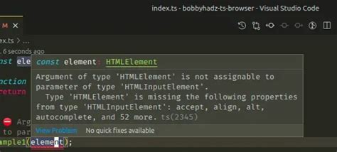 type htmlelement or null is not assignable to type in ts bobbyhadz