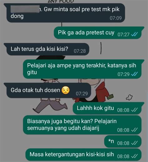 COLLE OPFOLL 20 00 WIB CEK PINNED On Twitter Cm Masa Dosen Ga